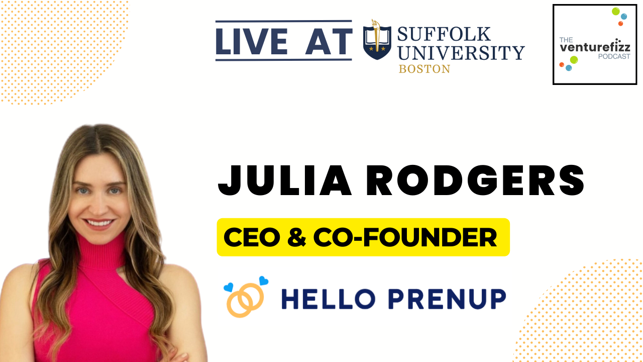 Episode 336: Julia Rodgers – CEO, & Co-Founder of HelloPrenup - VentureFizz